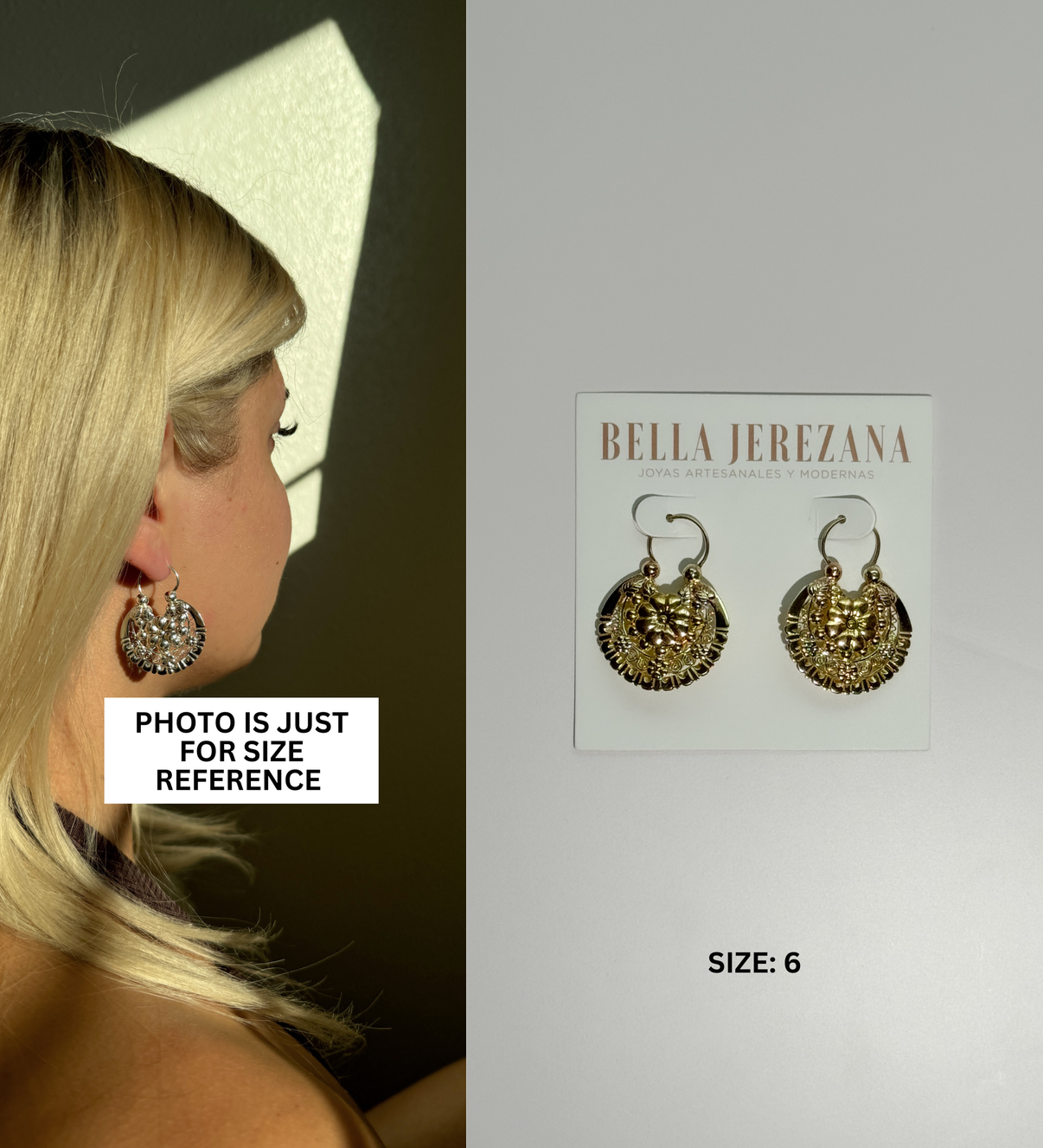 Gold arracadas – Bella Jerezana